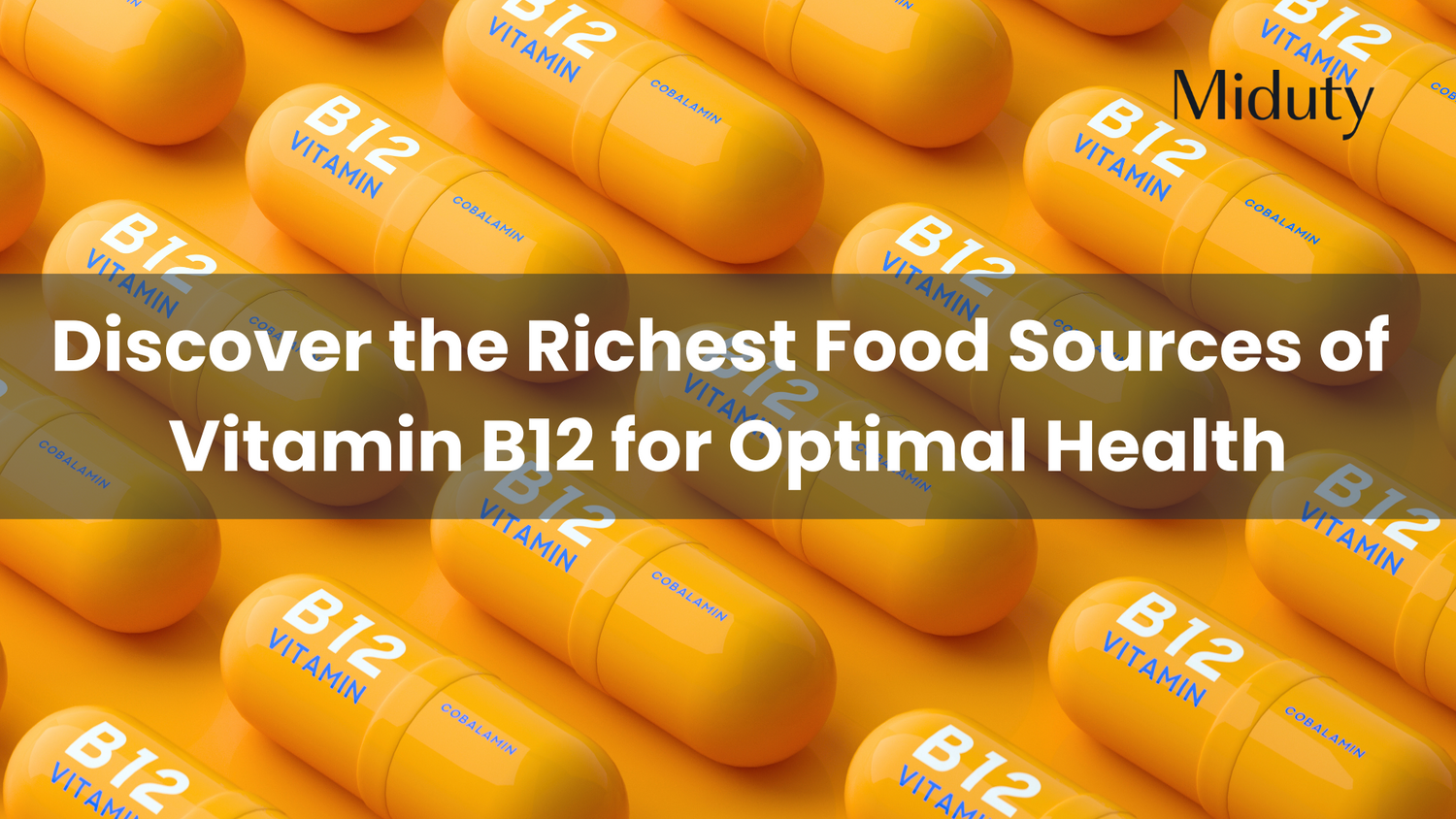 Vitamin B12 Sources - Best Vitamin B12 Sources for Optimal Health
